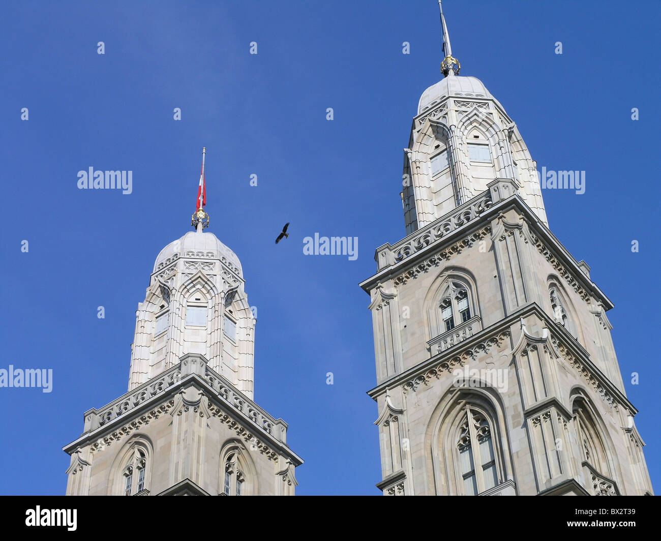 belfries bell bird city Grossmunster minster church landmarks sky ...