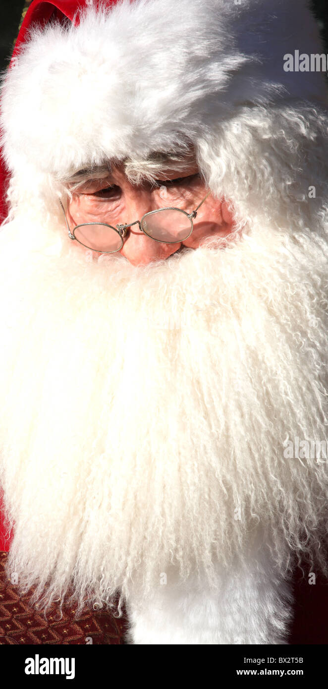 Portrait of santa claus Stock Photo - Alamy