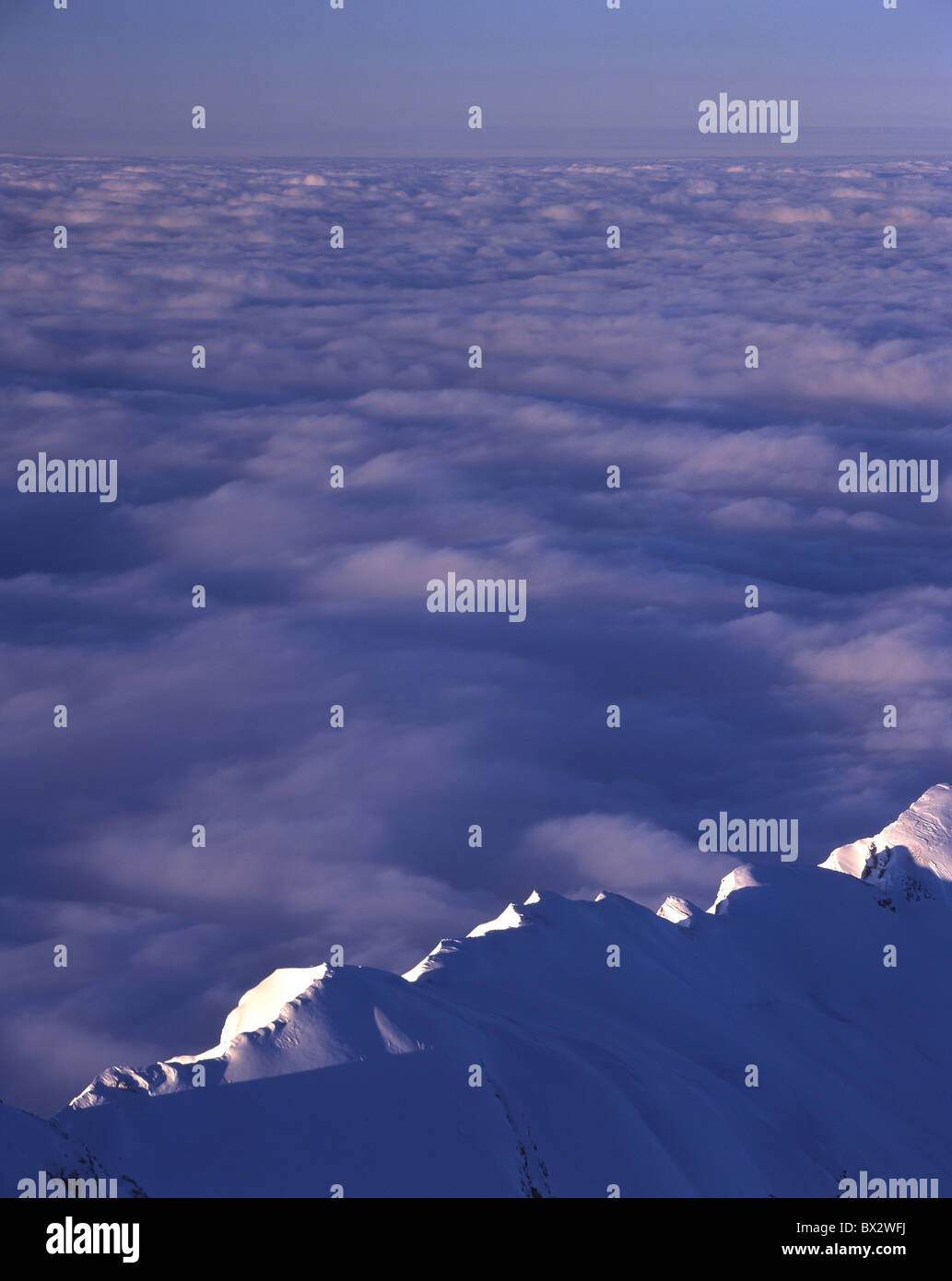 scenery landscape dusk twilight mood View from Santis Alpstein ...