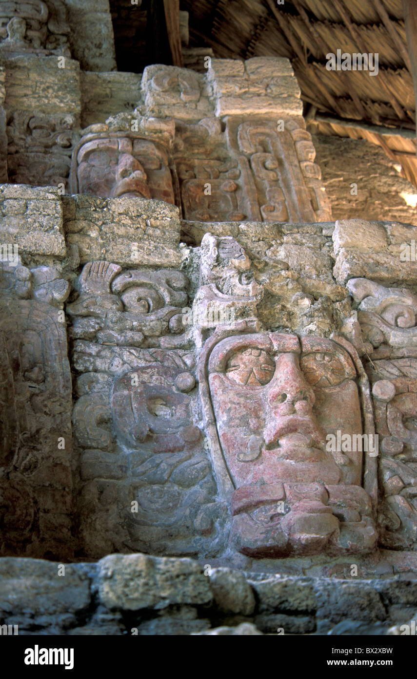Quintana Roo Ruins Zona Arquelogica de Kohunlich Mexico Central America ...