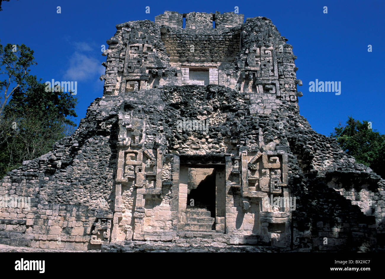 Zona Arquelogica de Chicanna Mexico Central America America Quintana ...