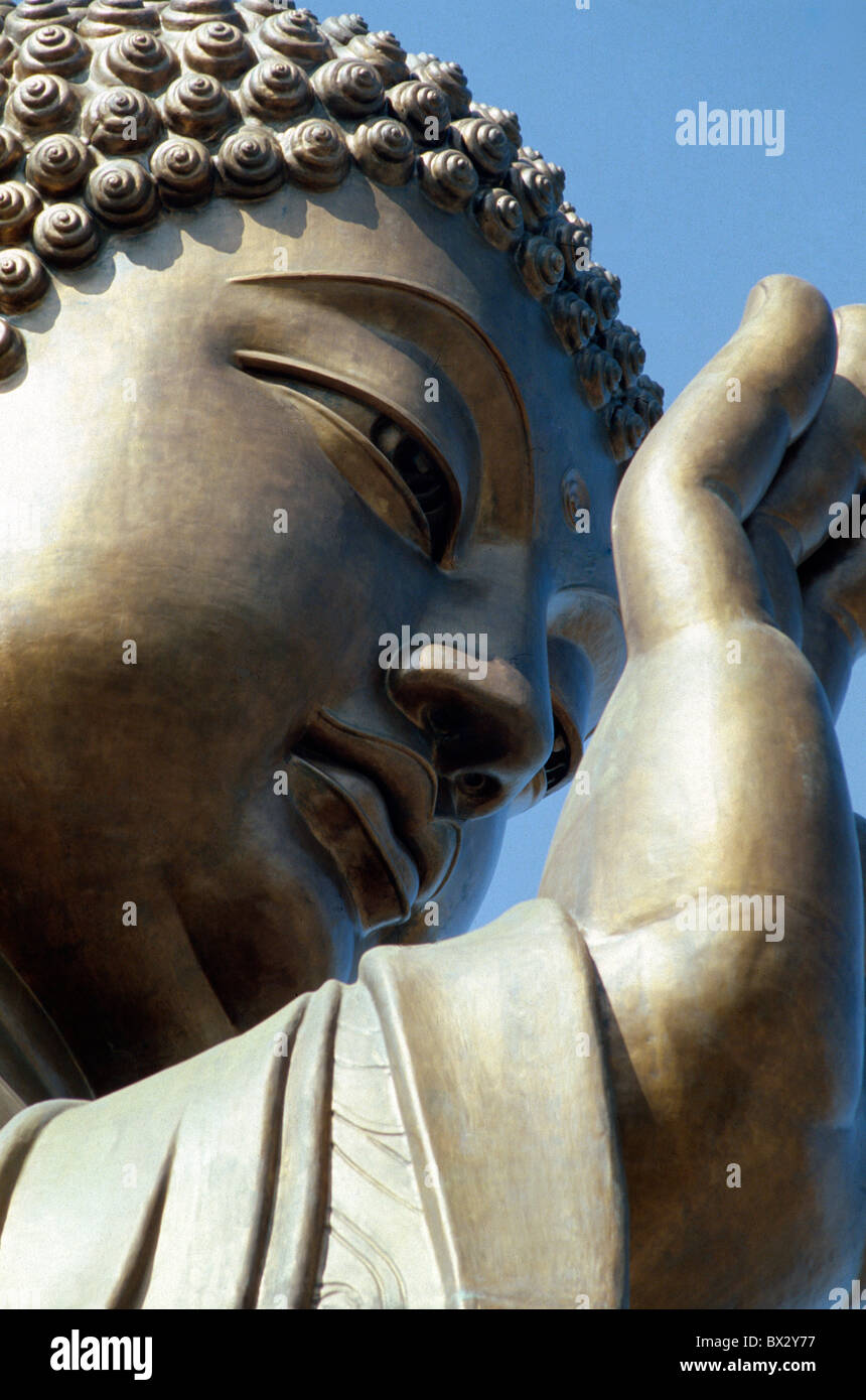 Buddha at Po Lin-Monastery, Hongkong-Lantau, China Stock Photo - Alamy