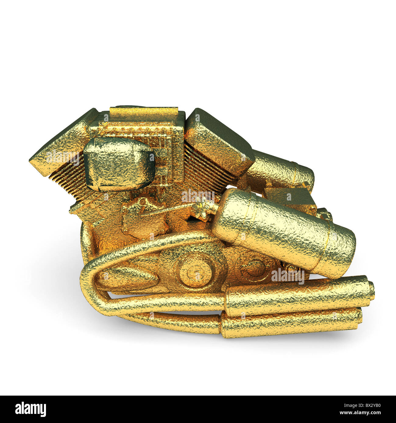 isolated golden object Stock Photo - Alamy