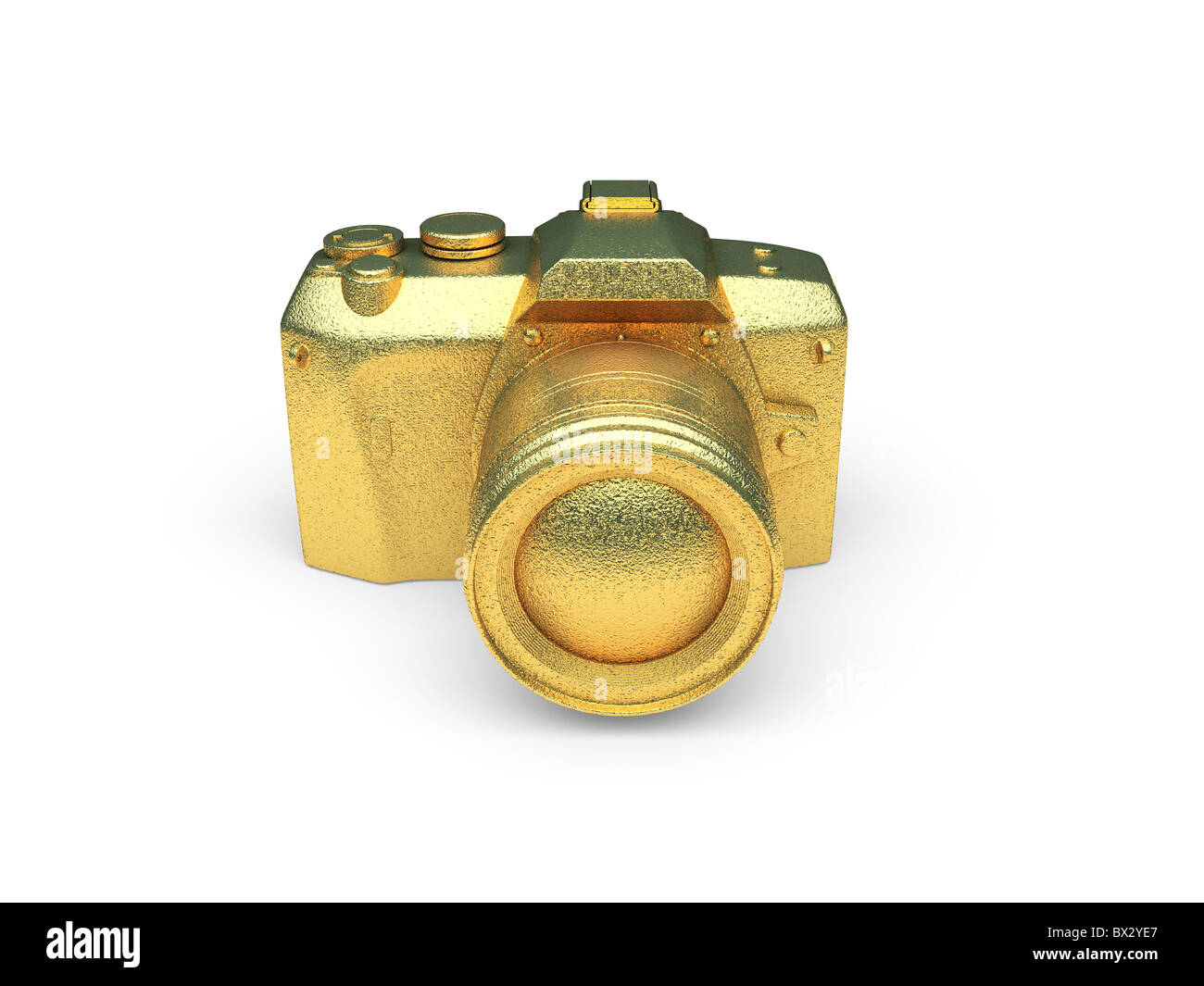 isolated golden object Stock Photo - Alamy