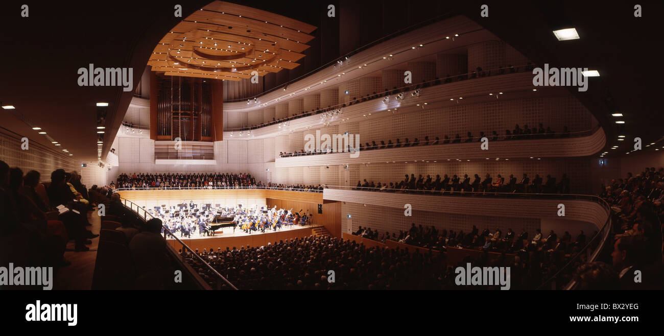 cultural centre congress center Lucerne KKL inside concert hall hall ...