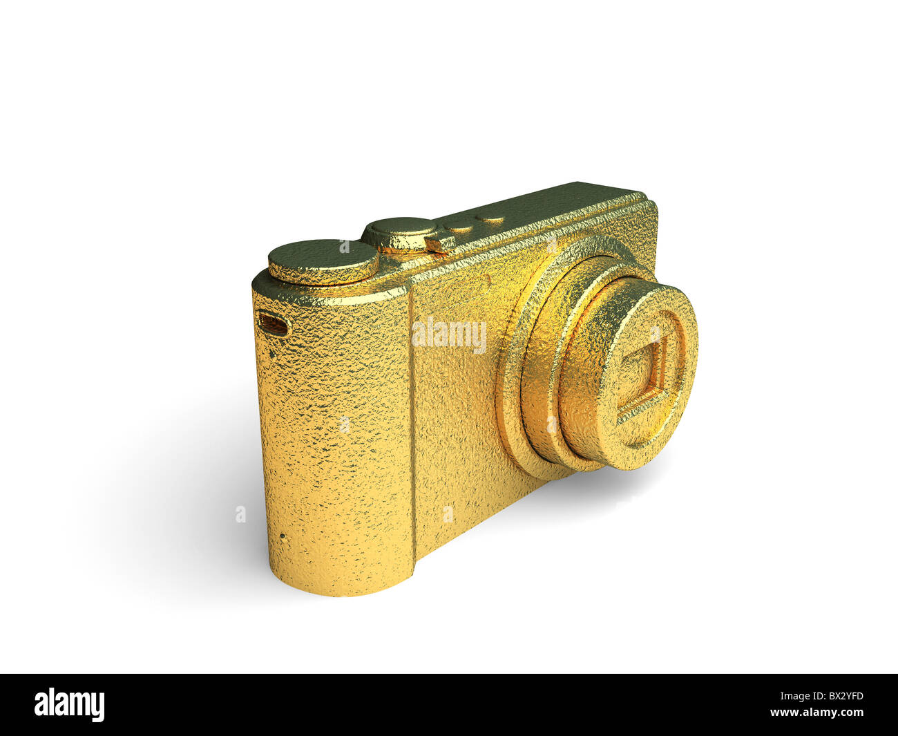 isolated golden object Stock Photo - Alamy