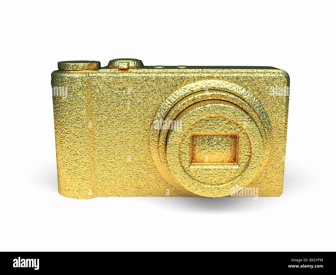 isolated golden object Stock Photo - Alamy