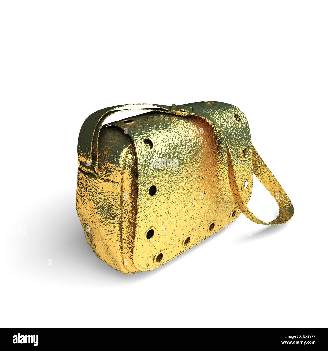 isolated golden object Stock Photo - Alamy