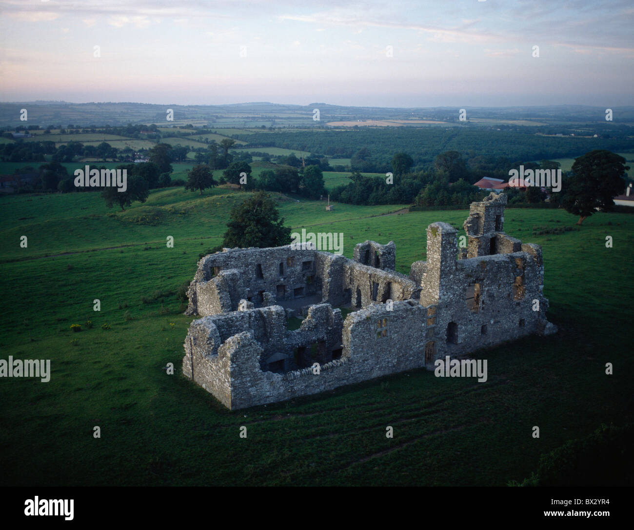 Ruins Of The Abbey Of Slane, County Meath, Ireland Stock Photo - Alamy