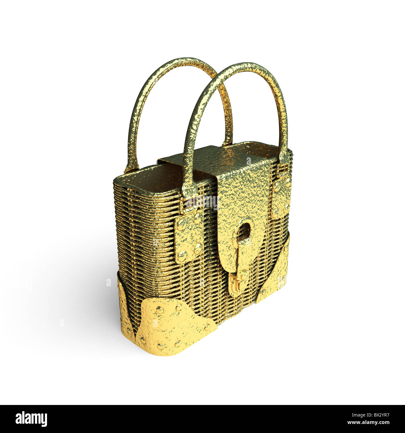 isolated golden object Stock Photo - Alamy