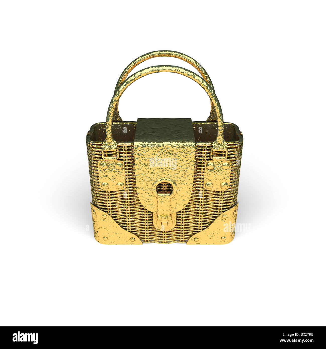 isolated golden object Stock Photo - Alamy