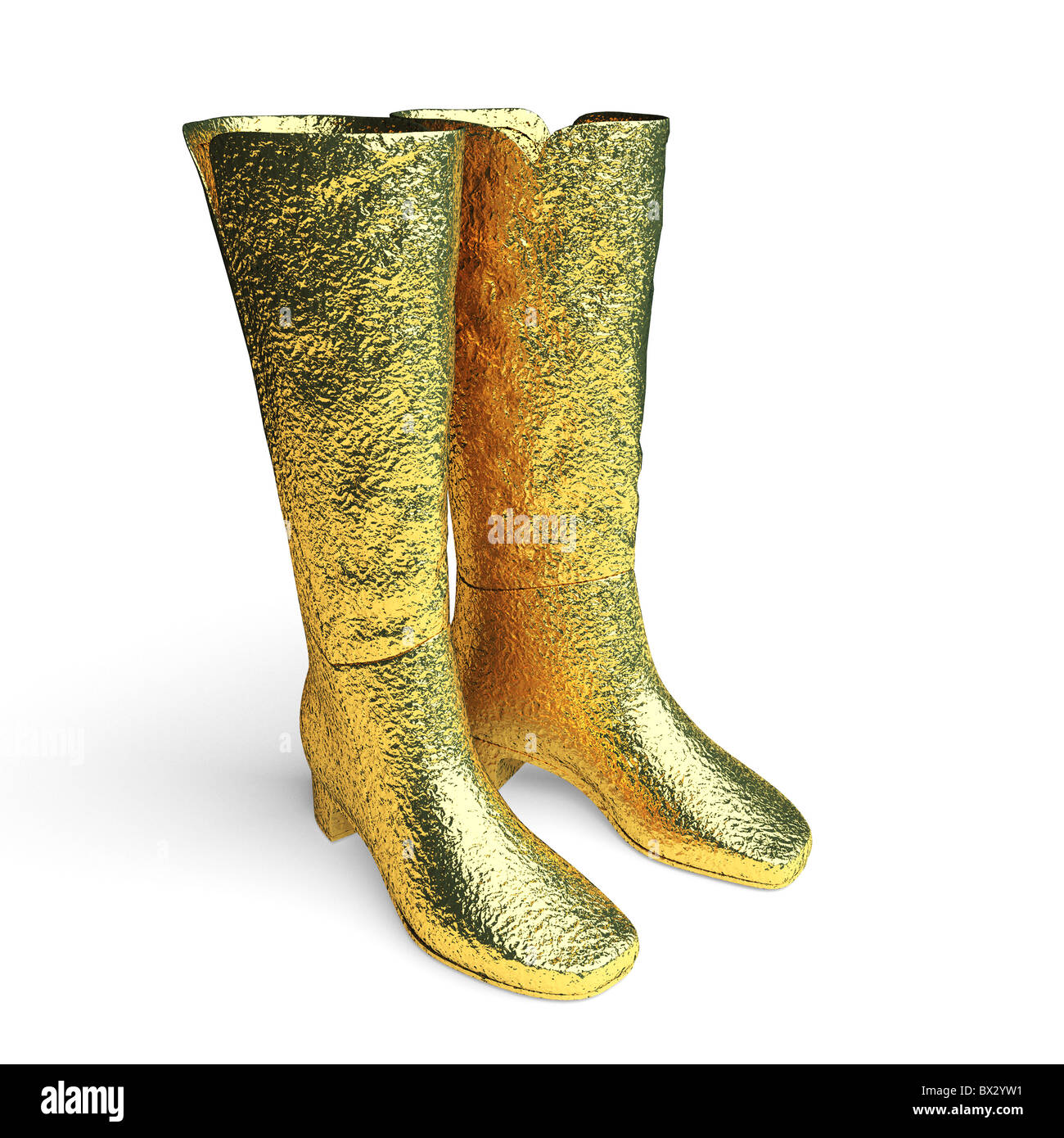 isolated golden object Stock Photo - Alamy