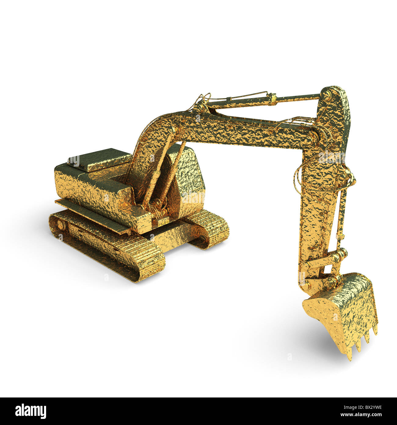 isolated golden object Stock Photo - Alamy