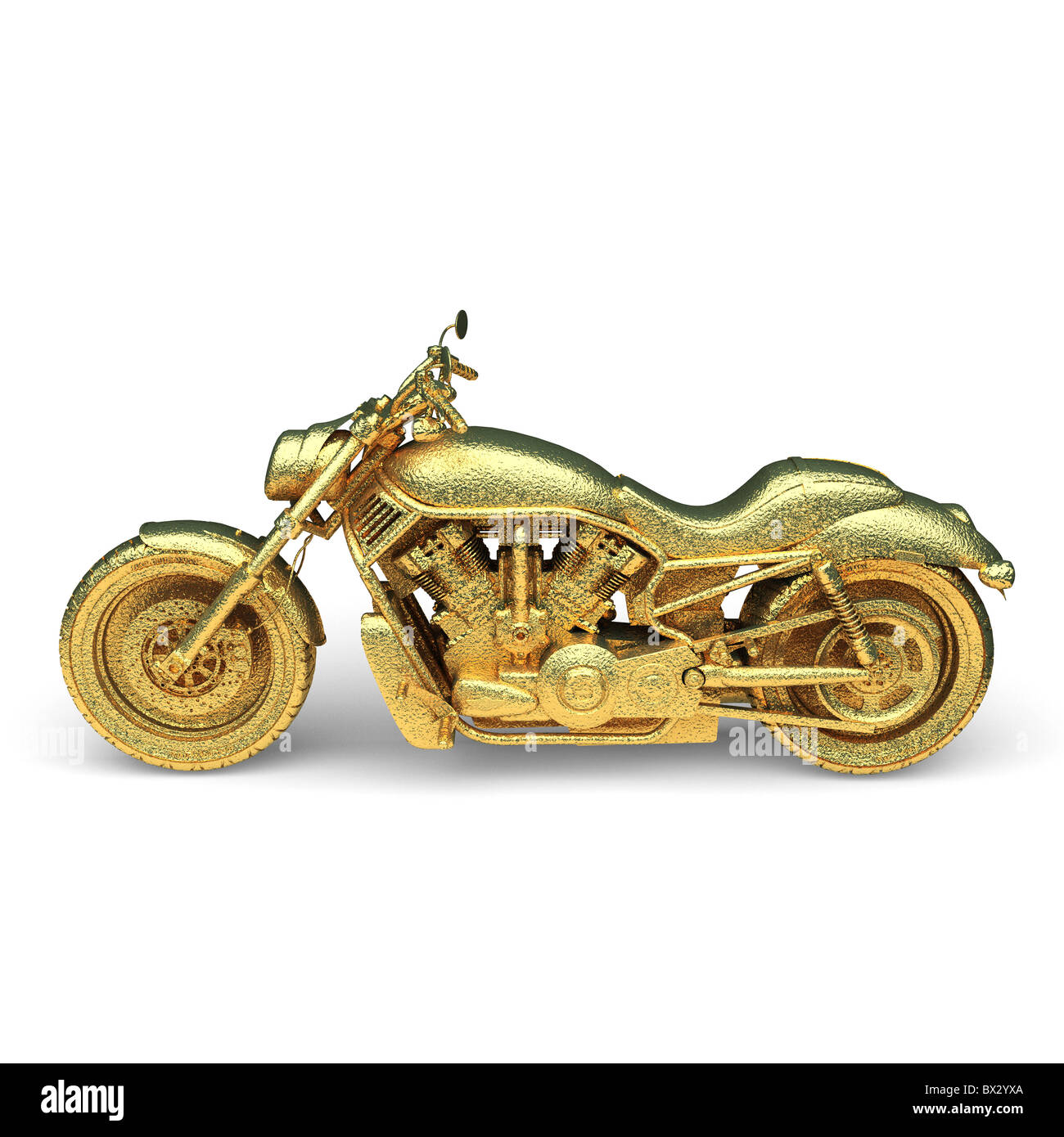 isolated golden object Stock Photo - Alamy