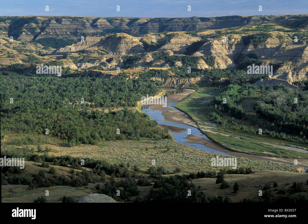 Badlands North Dakota Little Missouri River South Unit Theodore ...