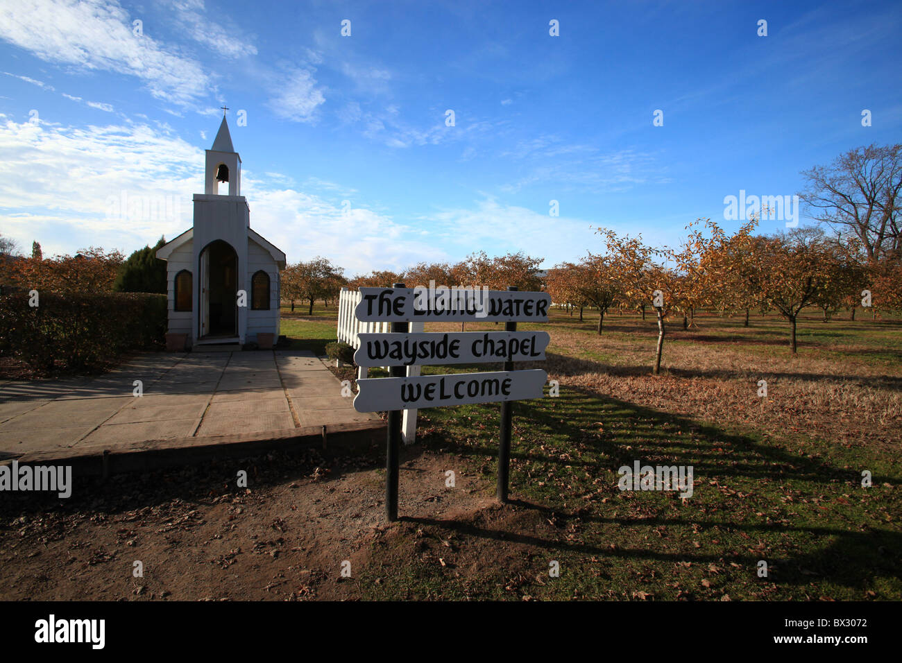 World's smallest church near Niagara falls, ON, Canada Stock Photo - Alamy