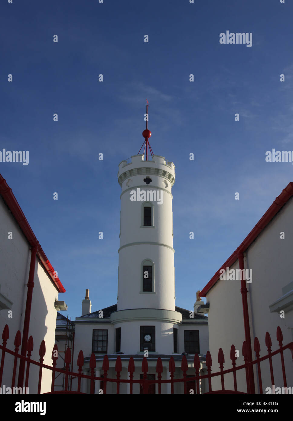 exterior of Signal Tower museum Arbroath Angus Scotland December 2010 ...