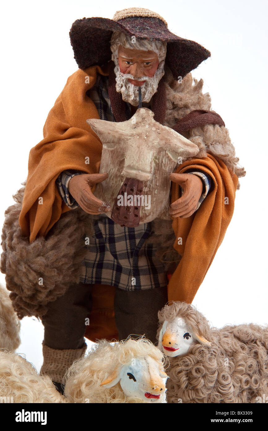 Christmas crib the shepherd hi-res stock photography and images - Alamy