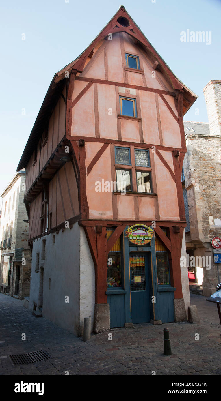 A Multi-Story Building; Vitre, Brittany, France Stock Photo - Alamy