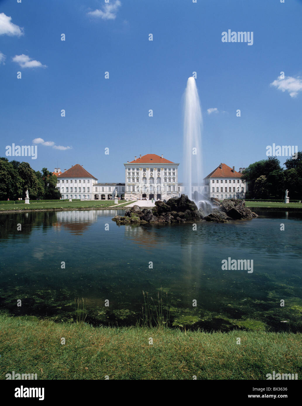 nymph castle Nymphenburg Palace castle park park castle garden pond ...