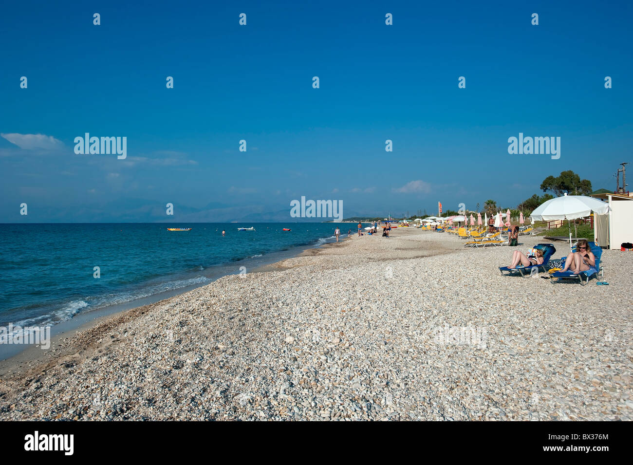 Acharavi Beach, Corfu, Greece Stock Photo - Alamy