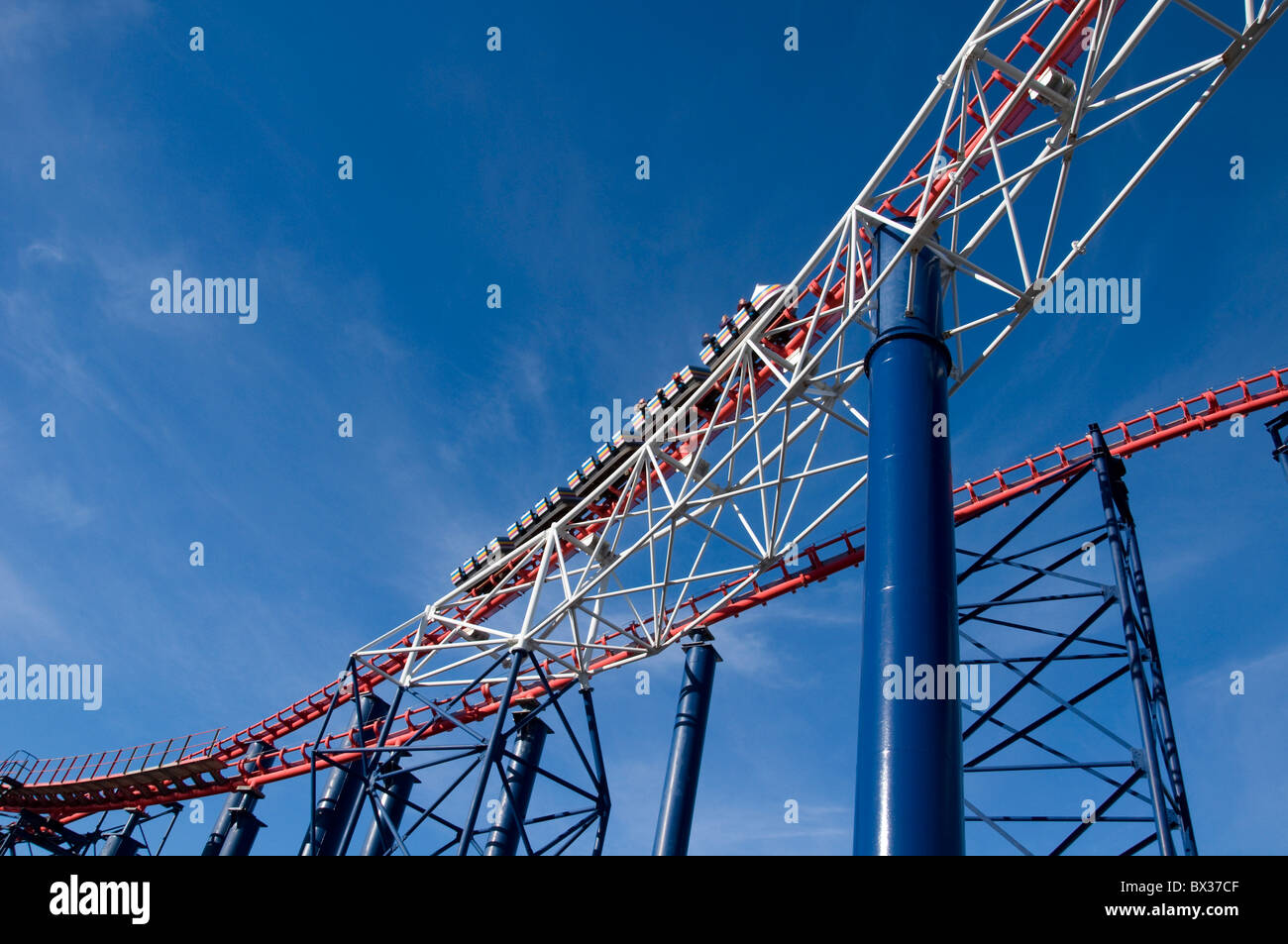 The Pepsi Max Big One roller coaster at Blackpool Pleasure Beach ...
