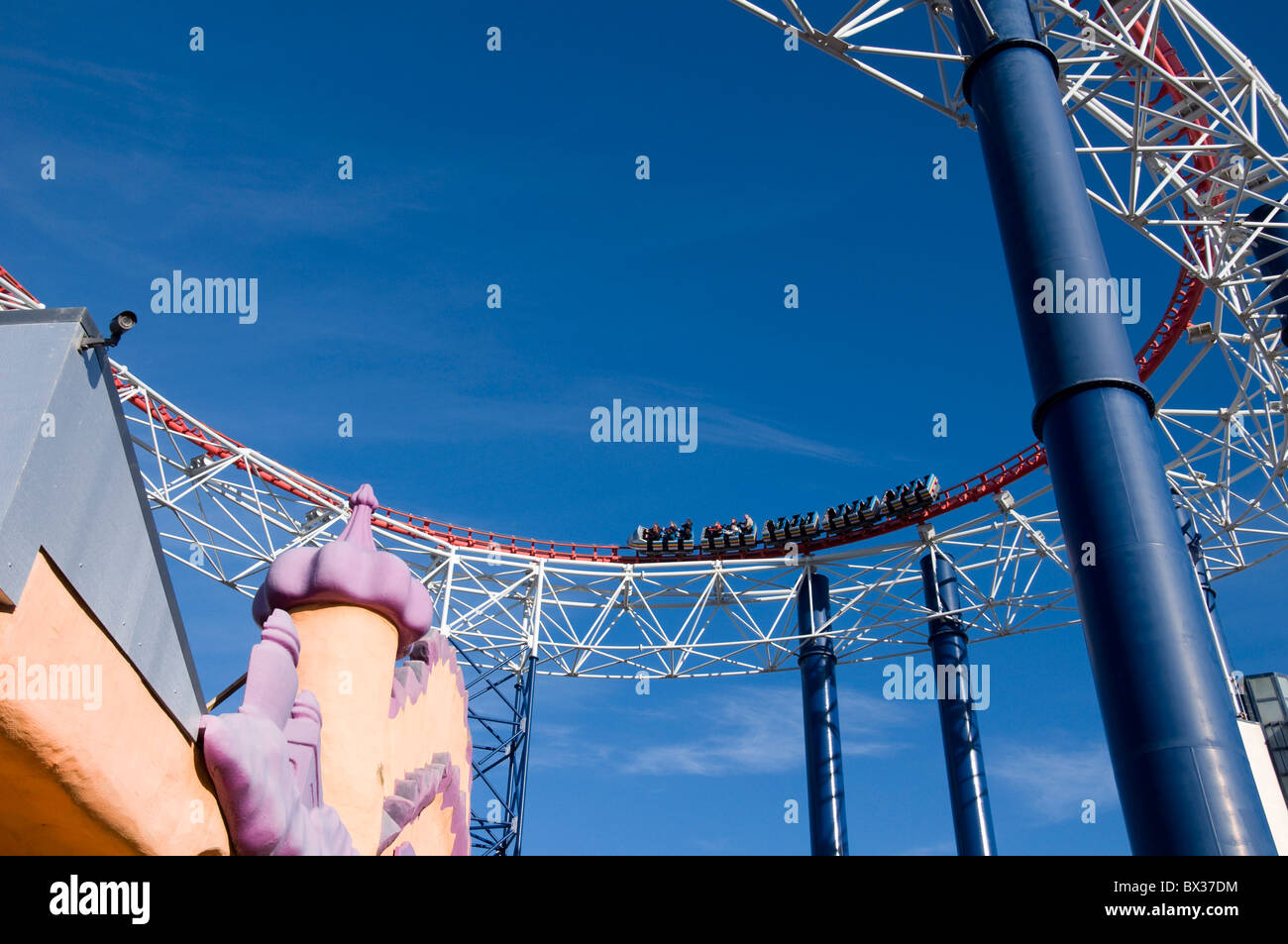 The Pepsi Max Big One roller coaster at Blackpool Pleasure Beach ...