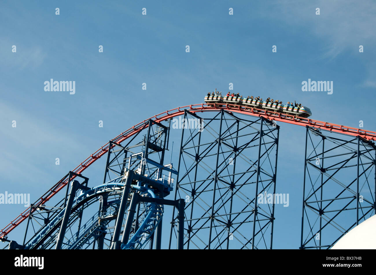 The Pepsi Max Big One roller coaster at Blackpool Pleasure Beach ...