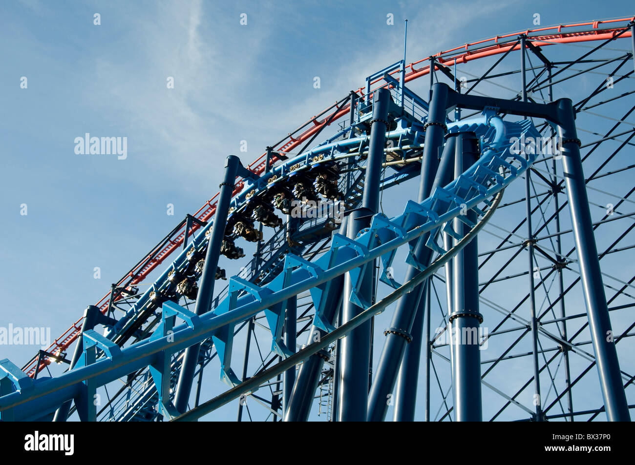 Infusion and the Pepsi Max Big One roller coaster at Blackpool Pleasure ...