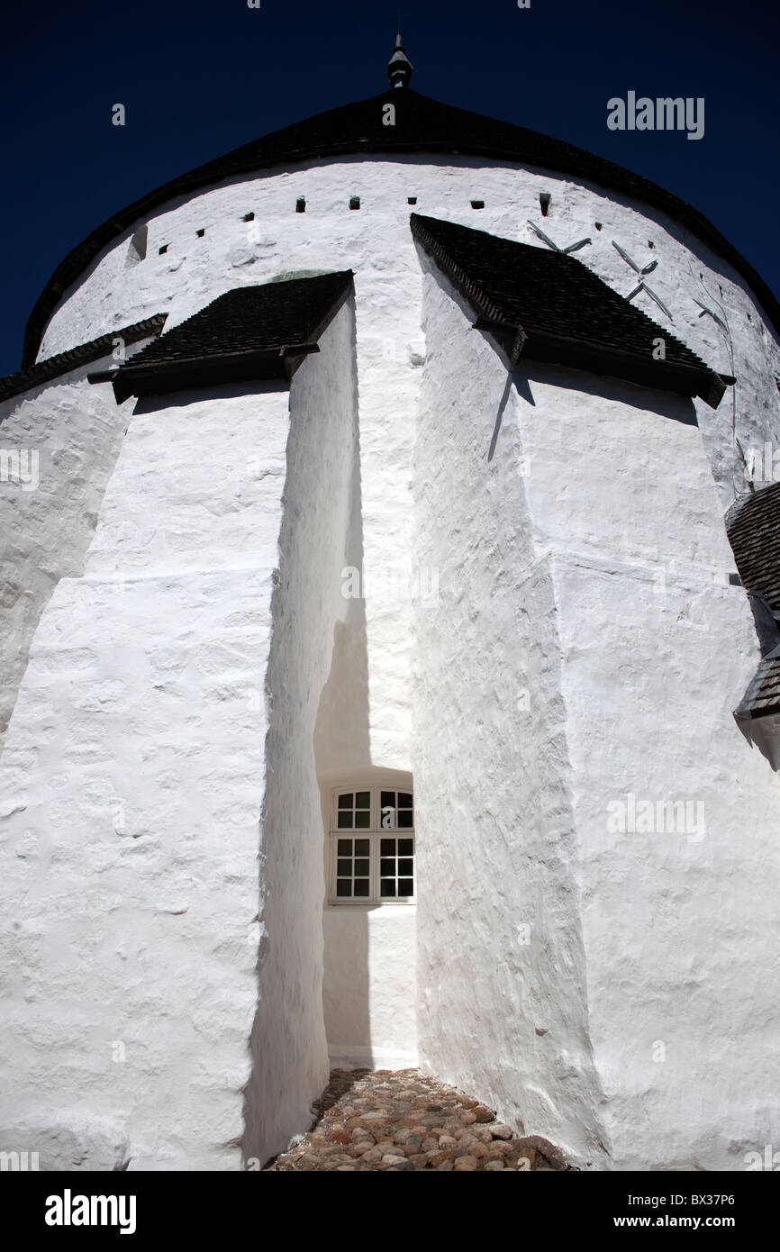 Østerlars Rundkirke (Oesterlars Round Church). Bornholm. Denmark Stock ...