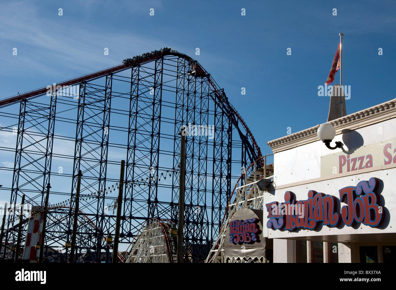 The Pepsi Max Big One roller coaster at Blackpool Pleasure Beach ...