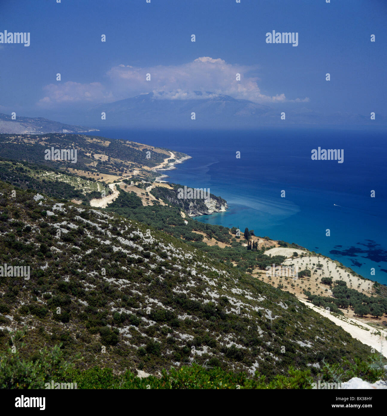 Zakynthos scenery landscape coast sea Mediterranean Sea look at ...