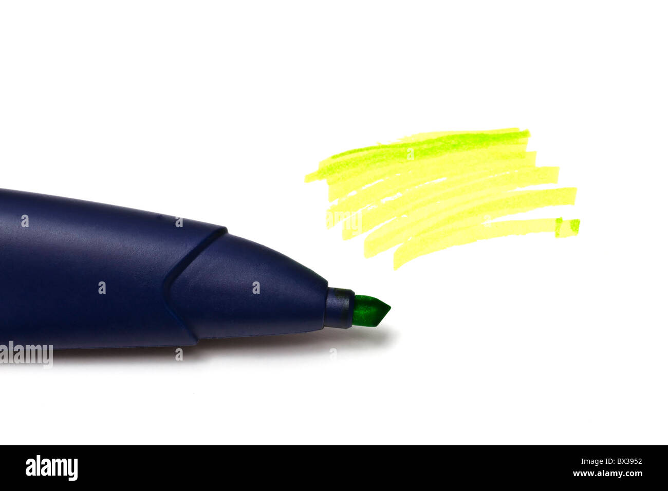 Highlighter isolated on white background Stock Photo - Alamy
