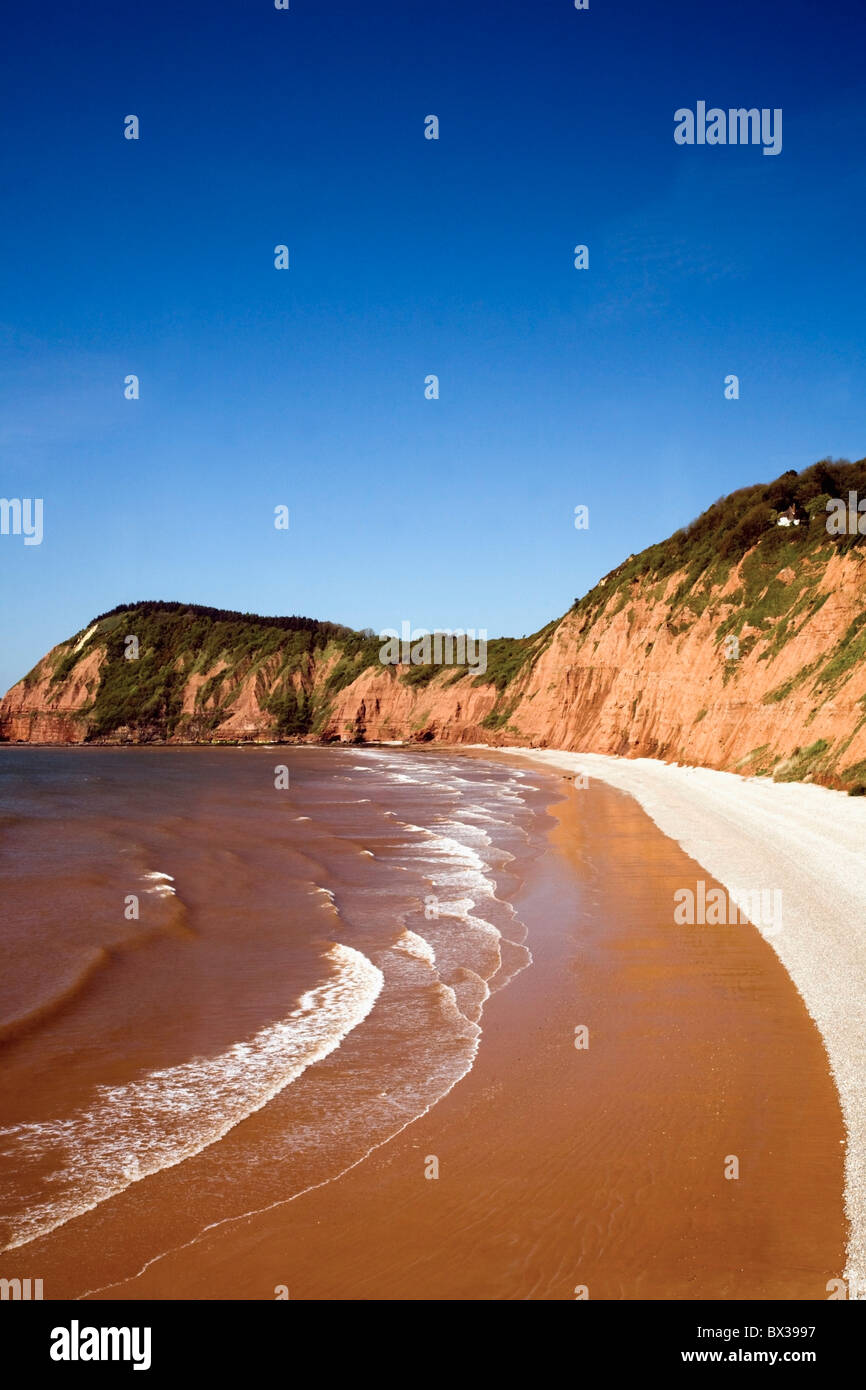 Cliffs In Jacob's Ladder Bay; Sidmouth, Devon, England Stock Photo - Alamy