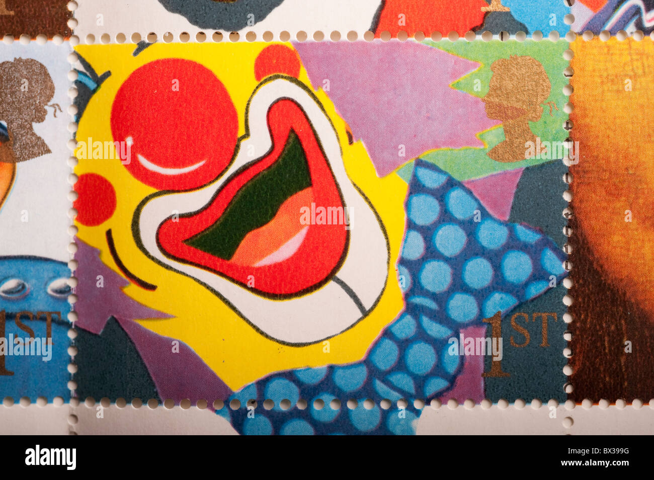 United Kingdom Postage Stamp 1st Stock Photo - Alamy