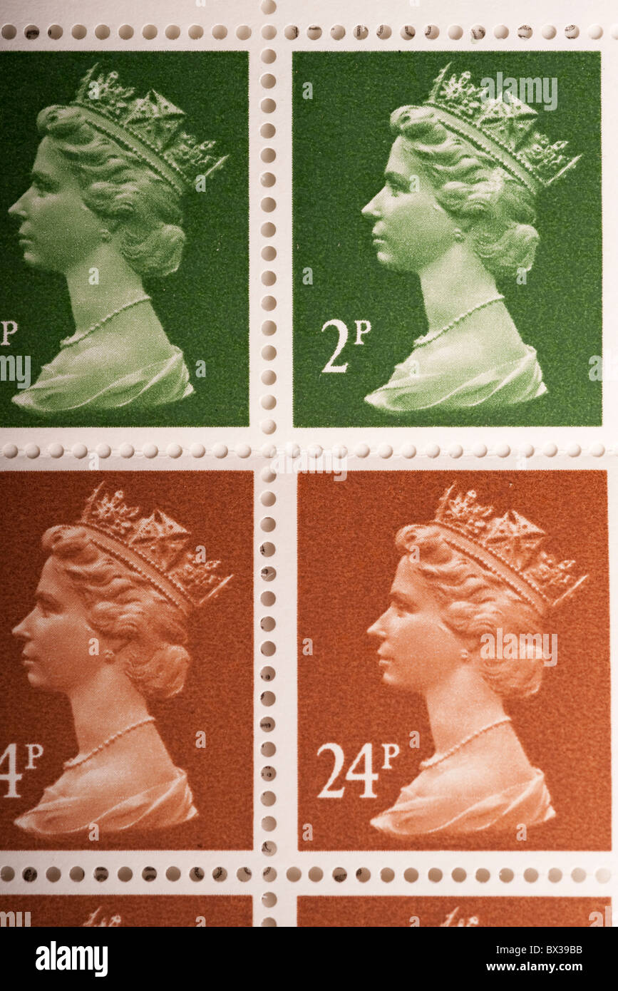 United kingdom postage stamp 2p hi-res stock photography and images - Alamy