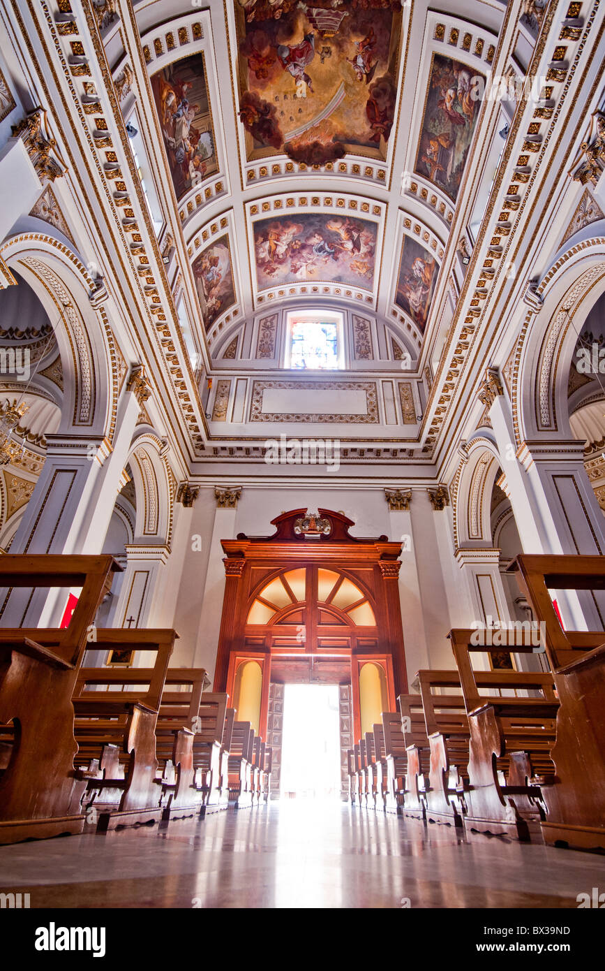interior architecture design of church, Italy Stock Photo - Alamy