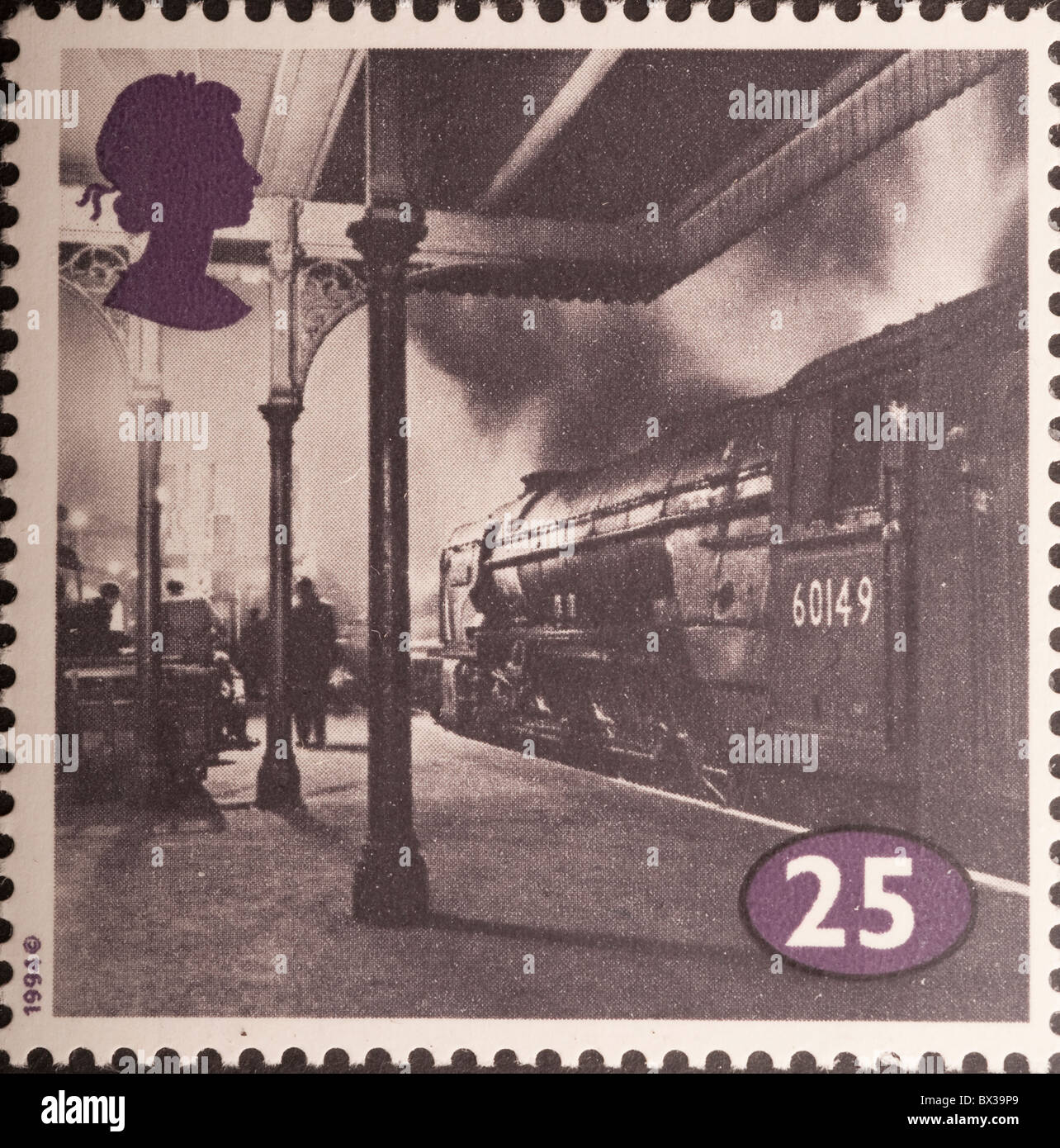 United Kingdom Postage Stamp 25p Stock Photo - Alamy