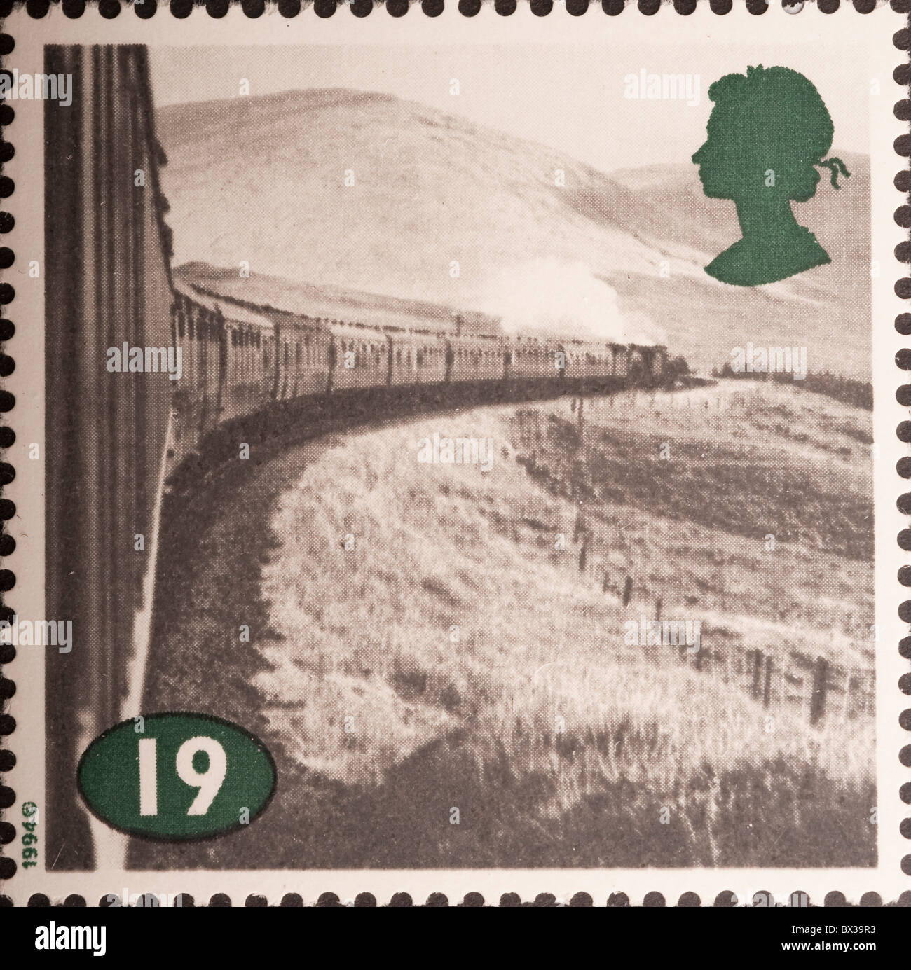 United Kingdom Postage Stamp 19p Stock Photo - Alamy