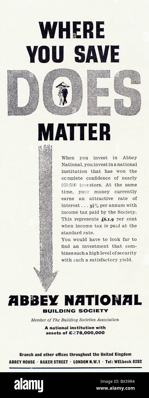 Abbey national advert hi-res stock photography and images - Alamy