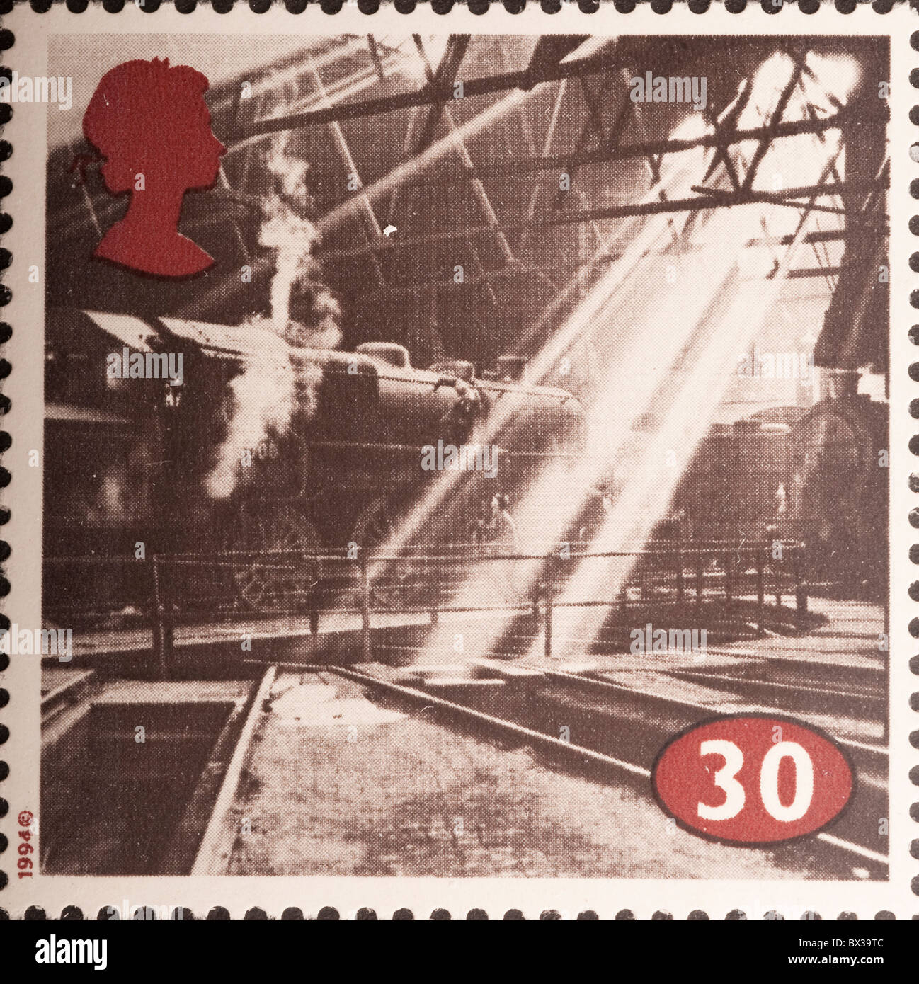 United Kingdom Postage Stamp 30p Stock Photo - Alamy