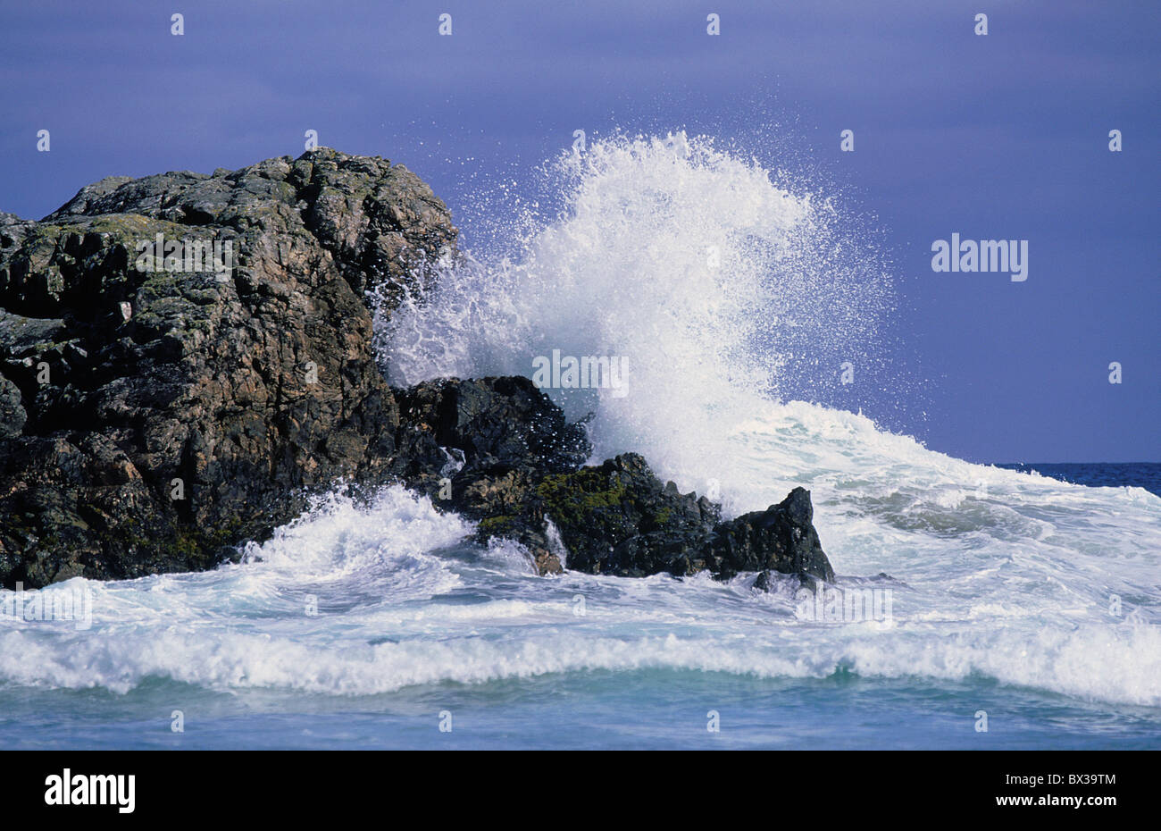 Sango Bay Durness north squirt coast sea North Sea water wave movement ...