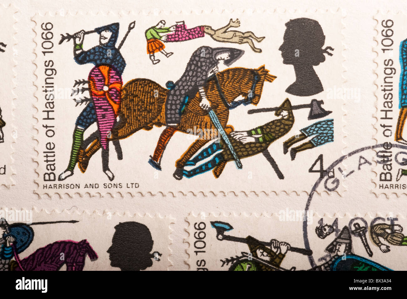 United Kingdom Postage Stamp 4p Stock Photo - Alamy