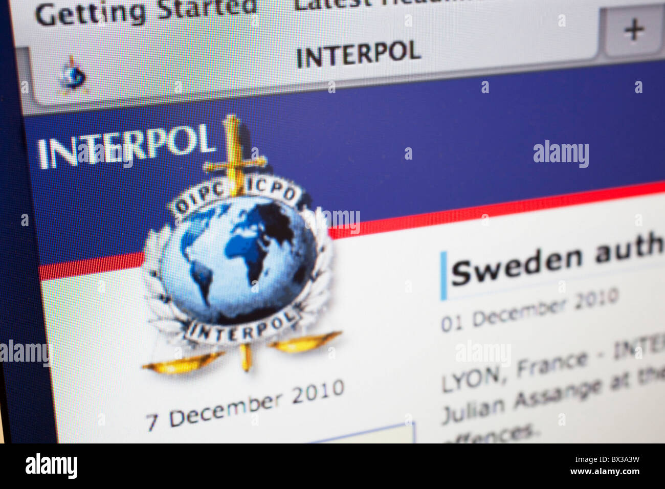 Interpol hi-res stock photography and images - Alamy