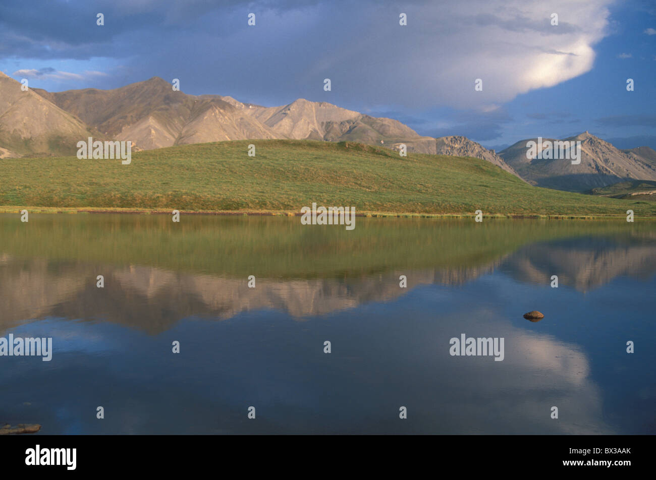 Brooks Range north slope reflecting pond arctic tundra Arcftic National ...