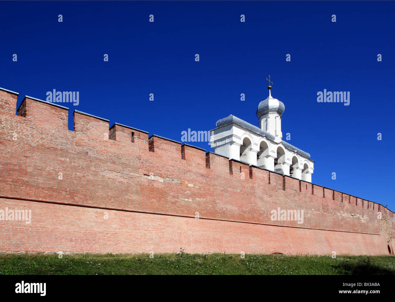 wall to brick fortress Stock Photo - Alamy