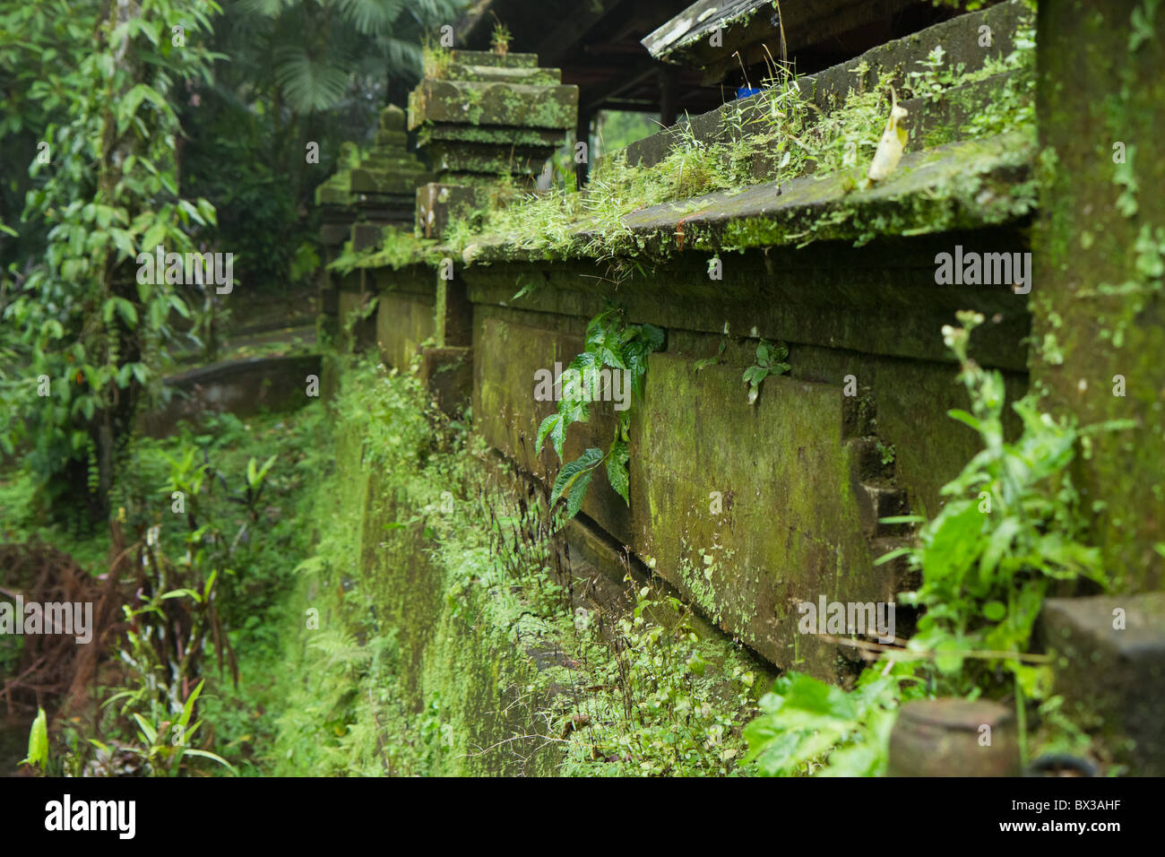hindu temple of Pura Luhur Batukaru on the slopes of volcano Gunung ...