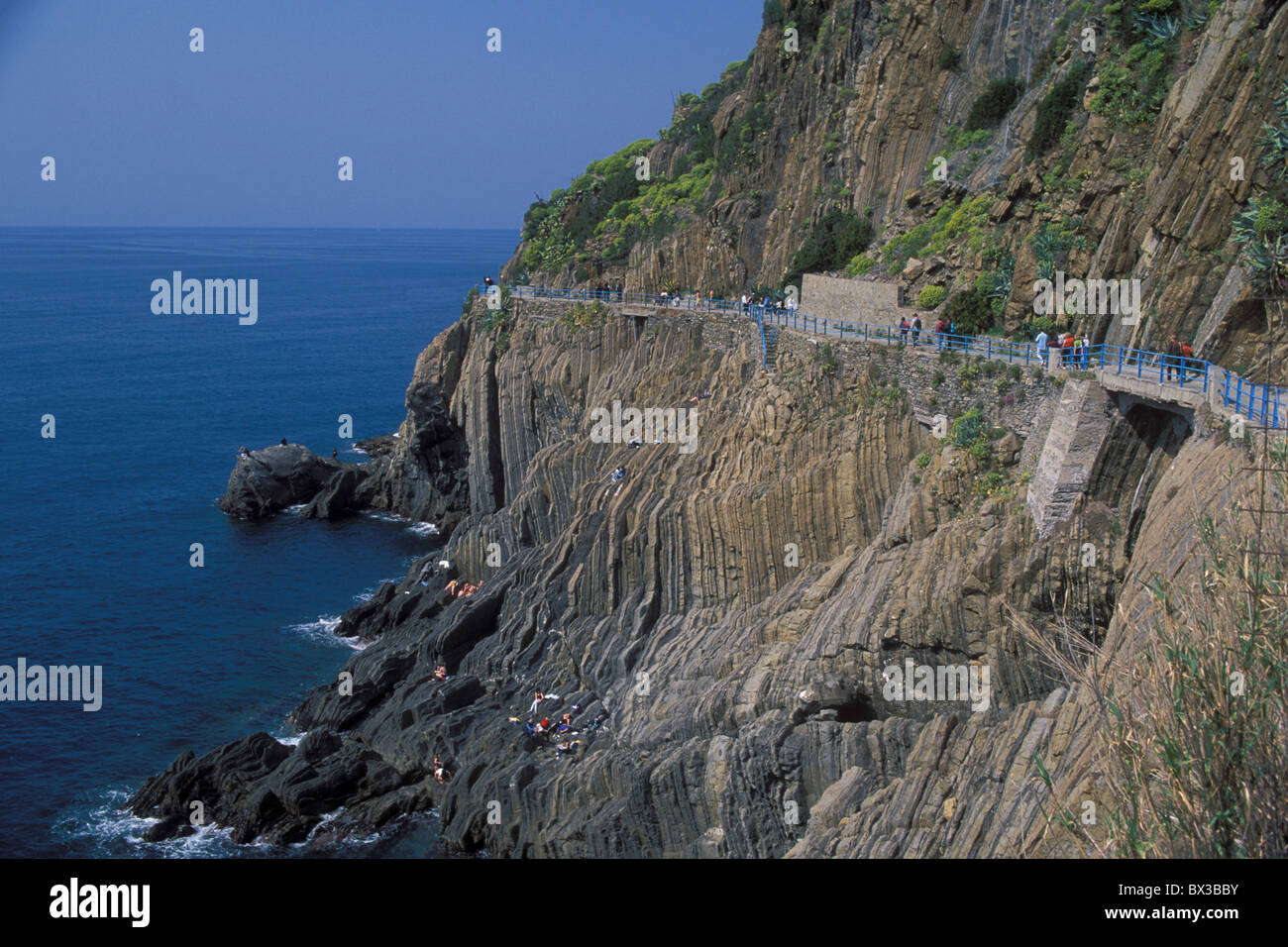 hiking trail Via del Amore west Riomaggiore Cinque Terre Province ...
