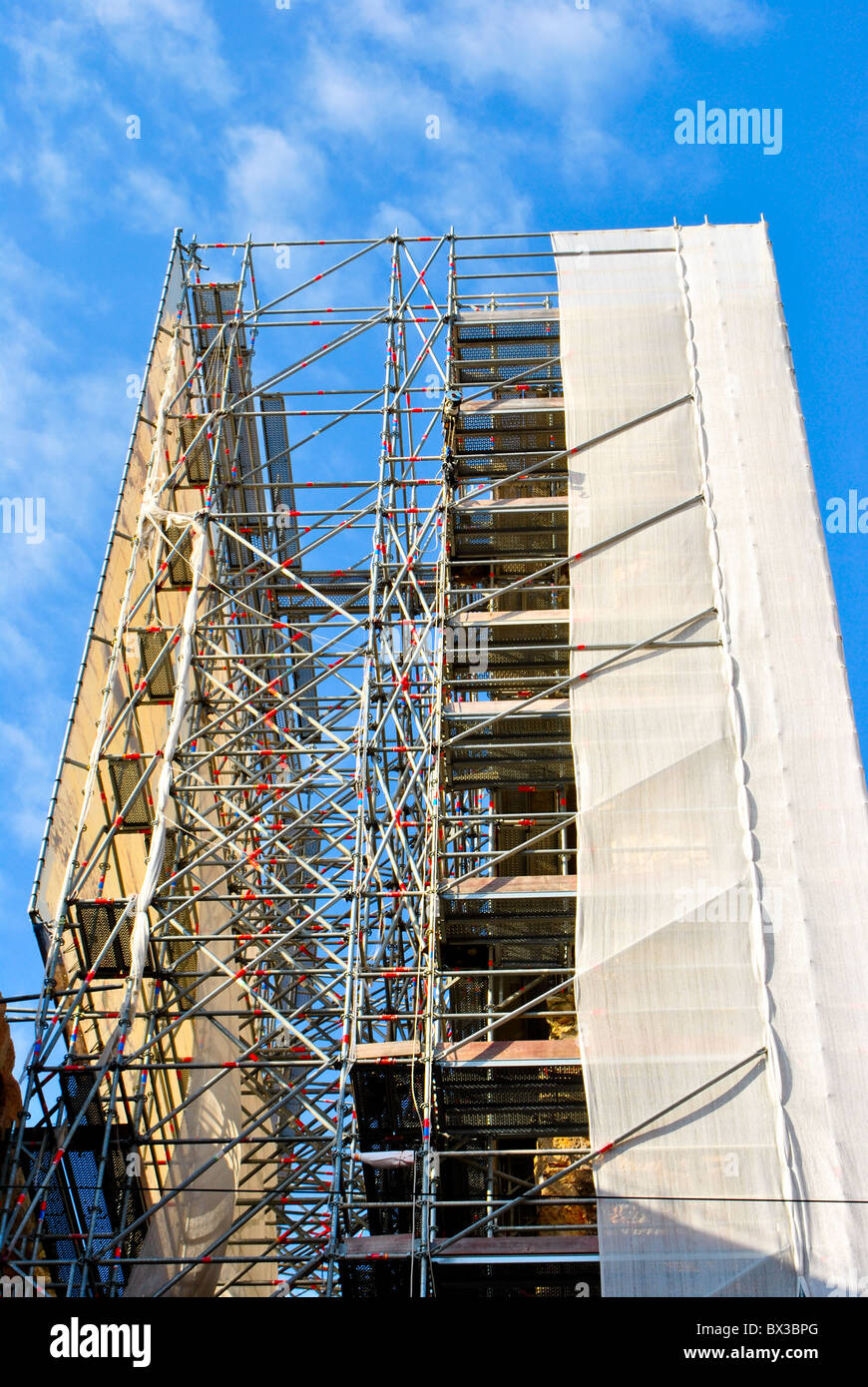 scaffolding for construction site Stock Photo - Alamy