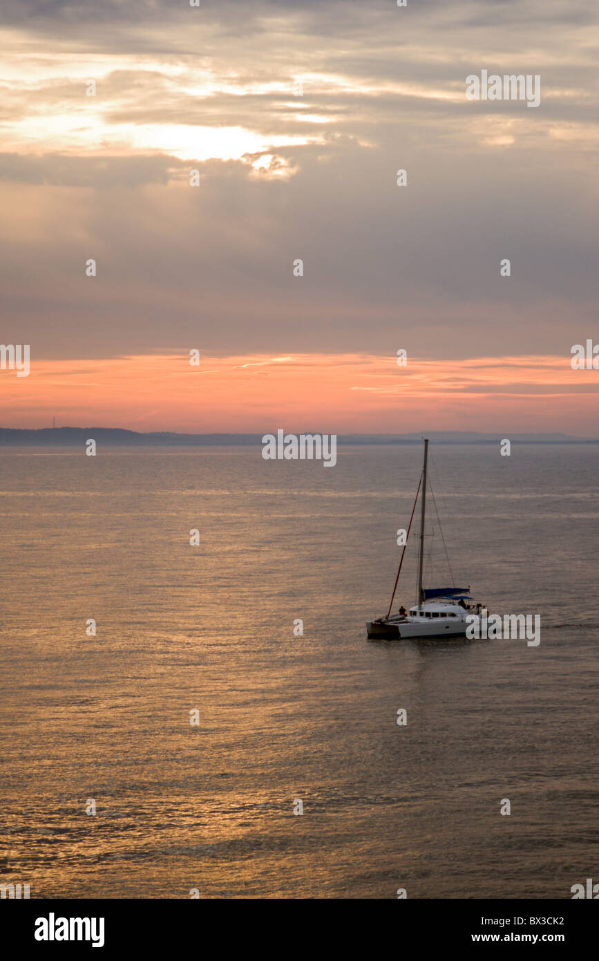Sailboat at sea Stock Photo - Alamy